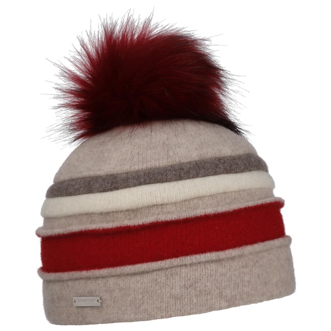 Valoria Walkmütze mit Bommel by Seeberger | 119,00