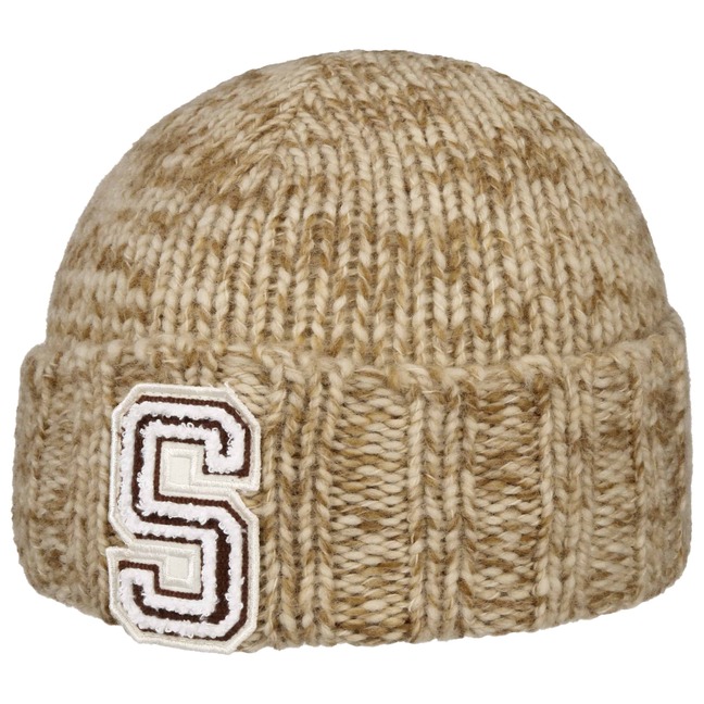 Sustainable Wool Beanie mit Umschlag by Stetson | 69,00
