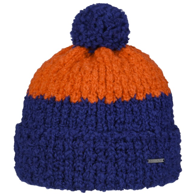 Twotone Wool Umschlagmütze mit Bommel by Stetson | 89,00